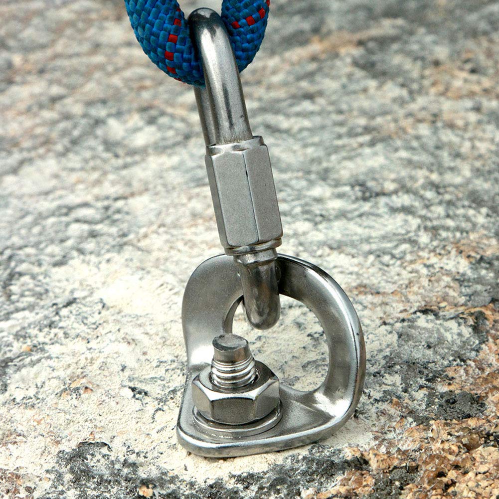 Vakitar Outdoor Stainless Steel Rock Climbing Expansion Nail Hanging Piece Safety Tool Fixed Point