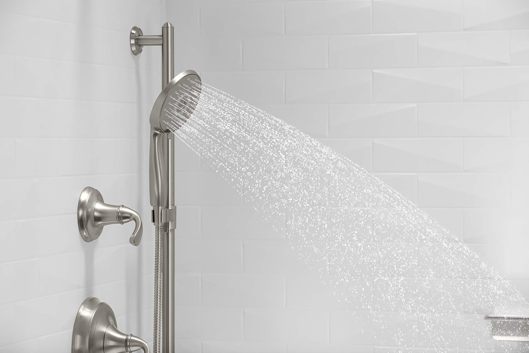 KOHLER Forte 2.5 gpm multifunction handshower with Katalyst air-induction technology