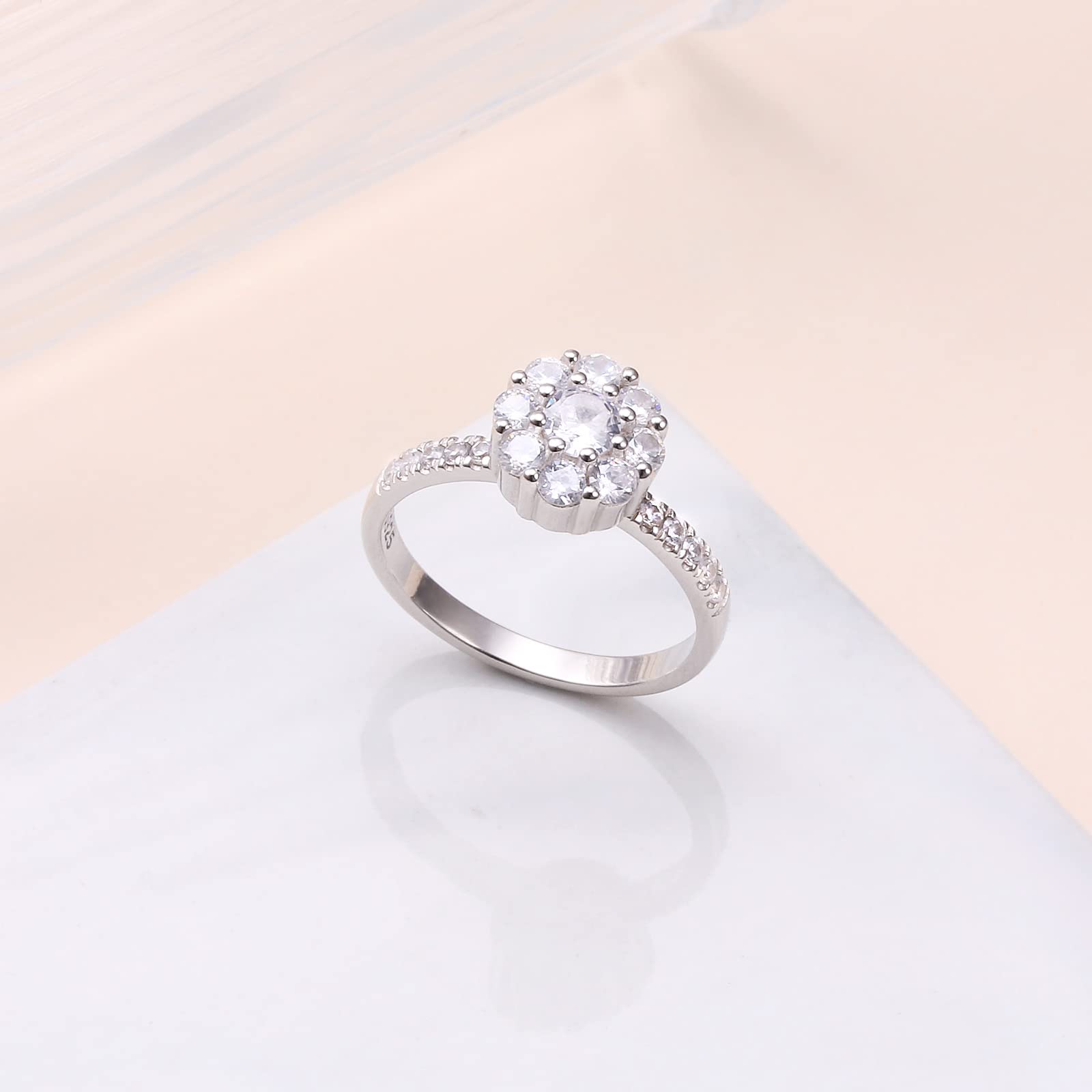 S925 Sterling Silver Fidget Anxiety Worry Relieving Boredom ADHD Autism Band Rings Spin Women Jewelry Gift
