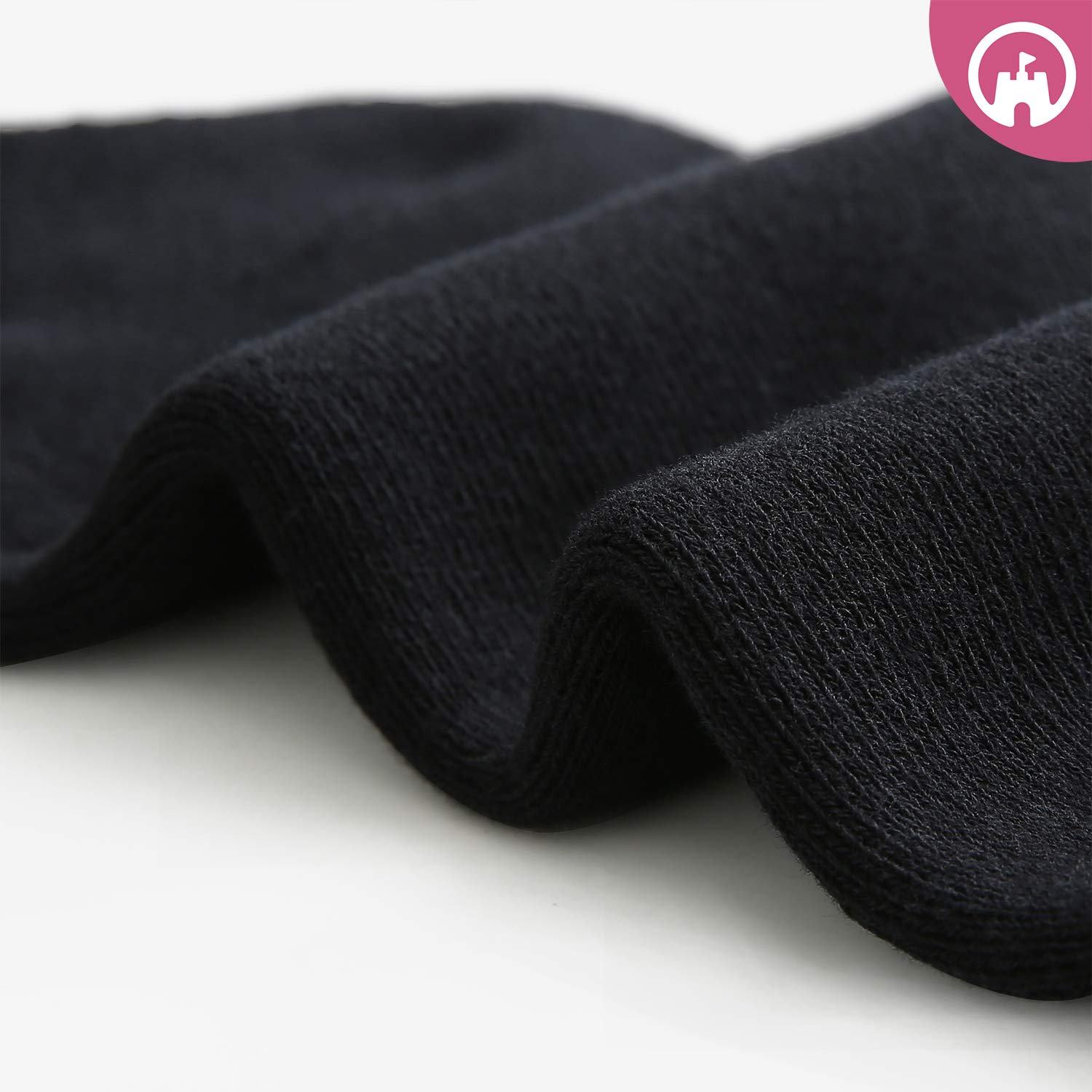 LIMPIDEE Black Socks for Women 6 Pairs Sports Long Cotton Running Socks Warm Performance Calf Womens Crew Socks 8-10