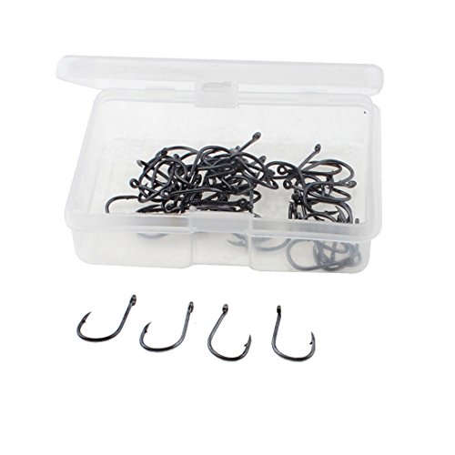 Qtqgoitem Metal Fishing Fish Hooks Tackle Fishhook Angling Tool 7# 60pcs (model: 89b 8e0 68d e34 97d)