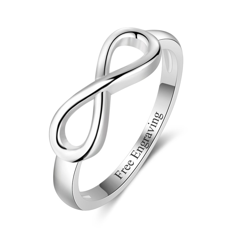 Lam Hub Fong Infinity BFF Rings for Best Friends Personalized Name Rings for Women Matching Friendship Pinky Rings Promise Rings for Girlfriend Birthday Gifts (7)