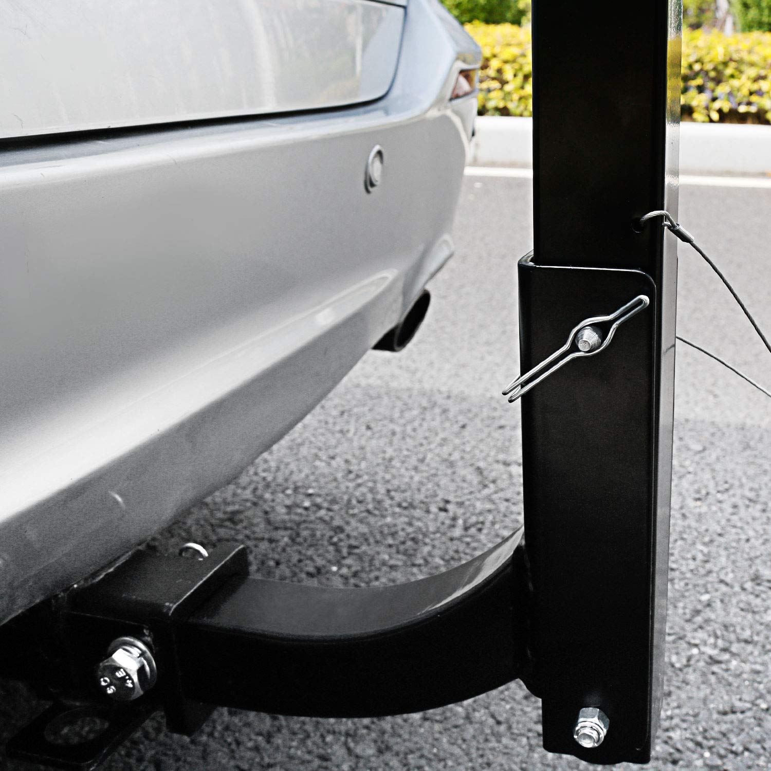 Leader Accessories Hitch Mounted 2 Bike Rack Bicycle Carrier Racks Foldable Rack for Cars, Trucks, SUV's and Minivans with 2" Hitch Receiver