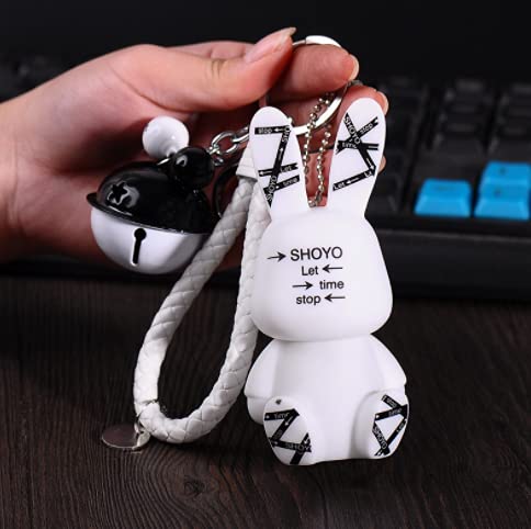 Rabbit Baby Off White Hype Beast Key Chain Keychain (White)