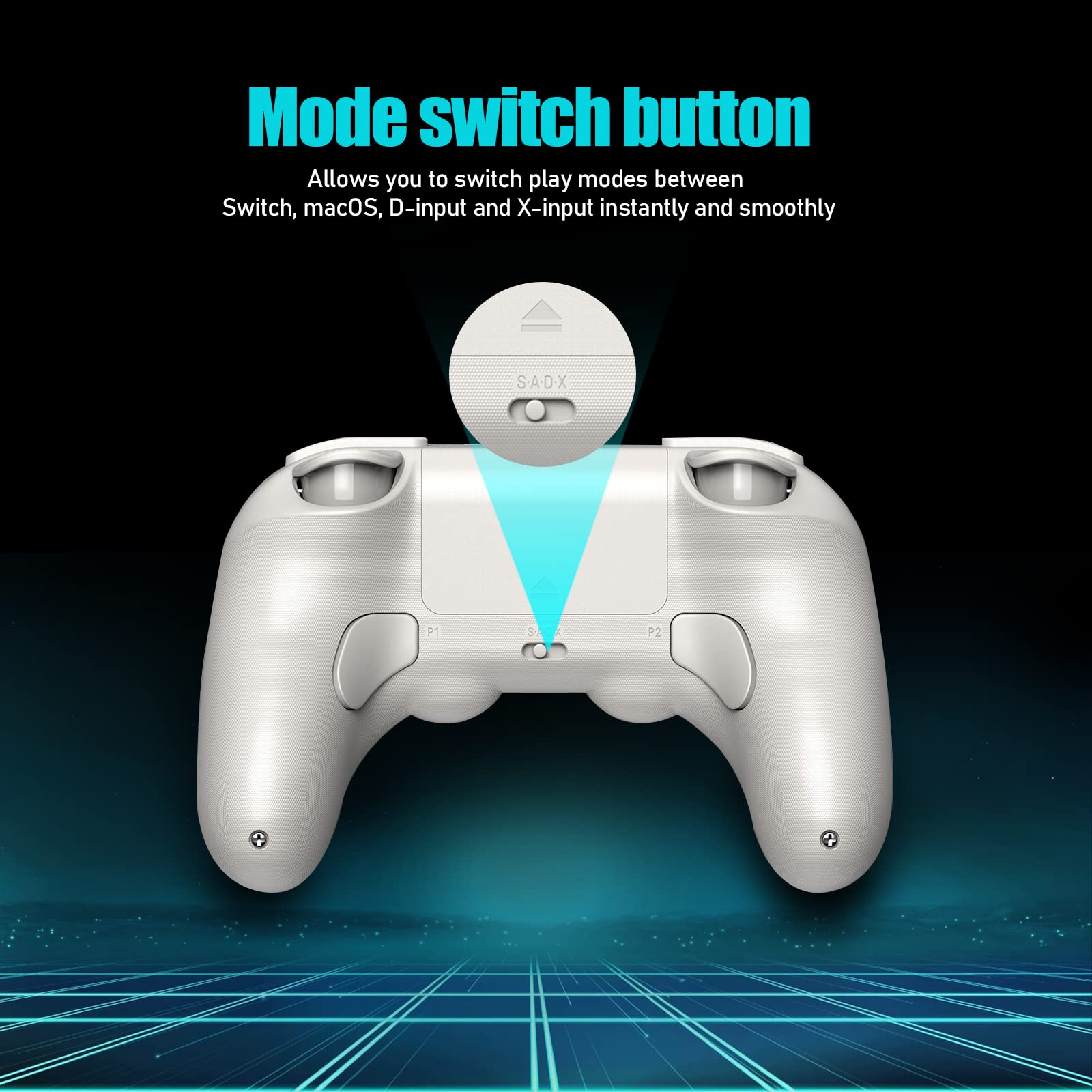 Nargos 8Bitdo Pro 2 Wireless Bluetooth Game Controller for Nintendo Switch, macOS, Android, Steam, PC, Raspberry Pi (G Edition)