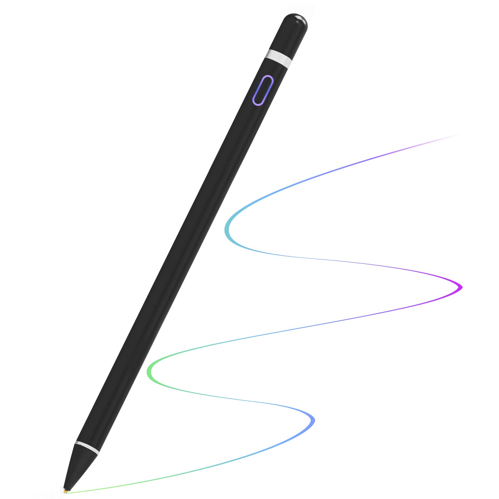 Stylus Pen for Touch Screens, Active Pencil Smart Digital Pens Fine Point Stylist Compatible with iPhone iPad Pro Air Mini and Other Tablets