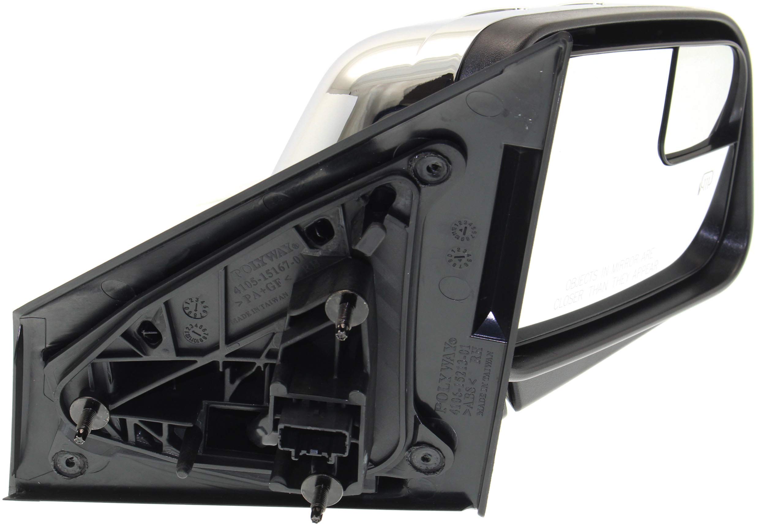 Kool-Vue Mirror Compatible with 2008-2015 Scion xB Driver Side With Manual Folding, In-housing Signal Light
