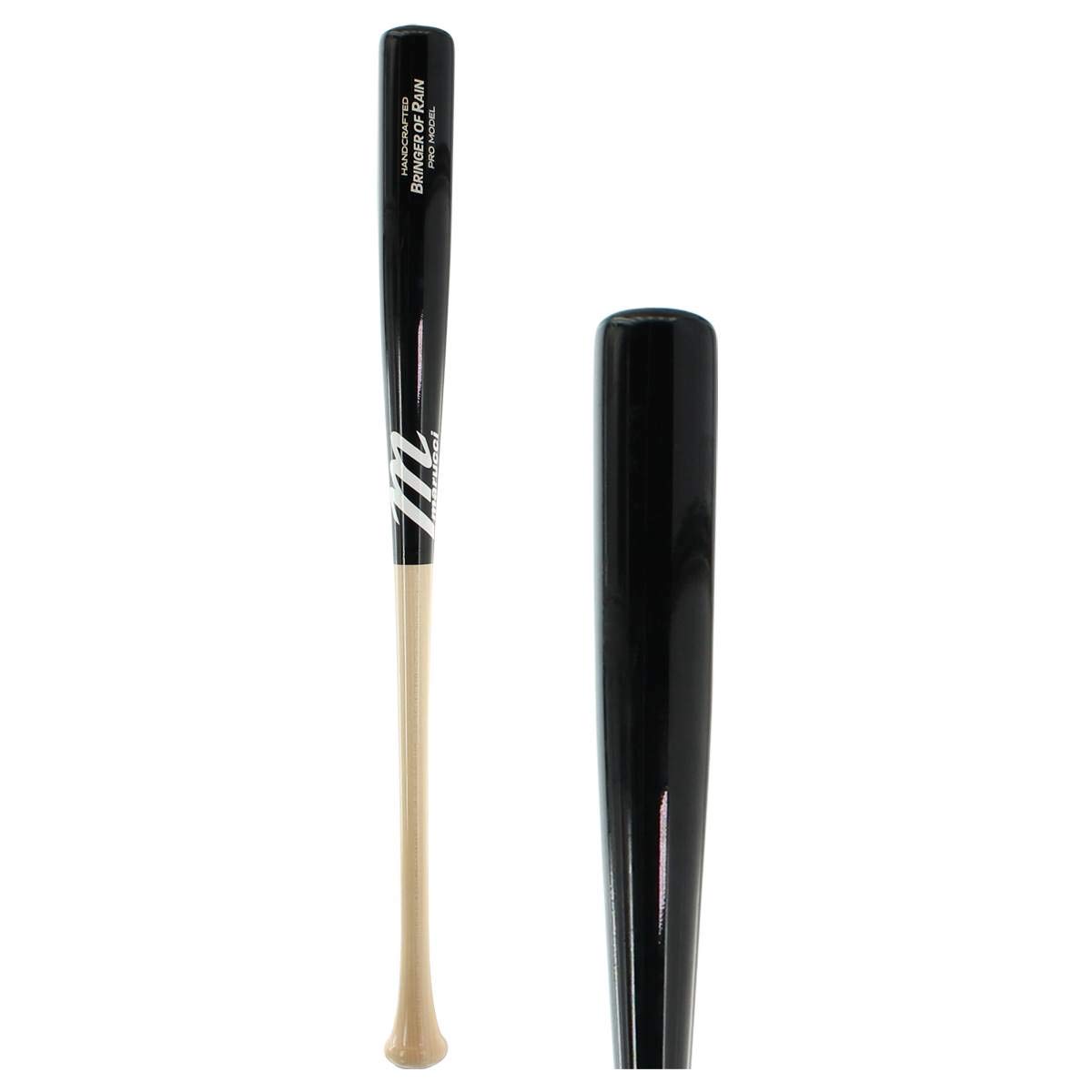 Marucci Josh Donaldson BRINGER OF RAIN Pro Model Maple Wood Baseball Bat, Natural/Black, 33"