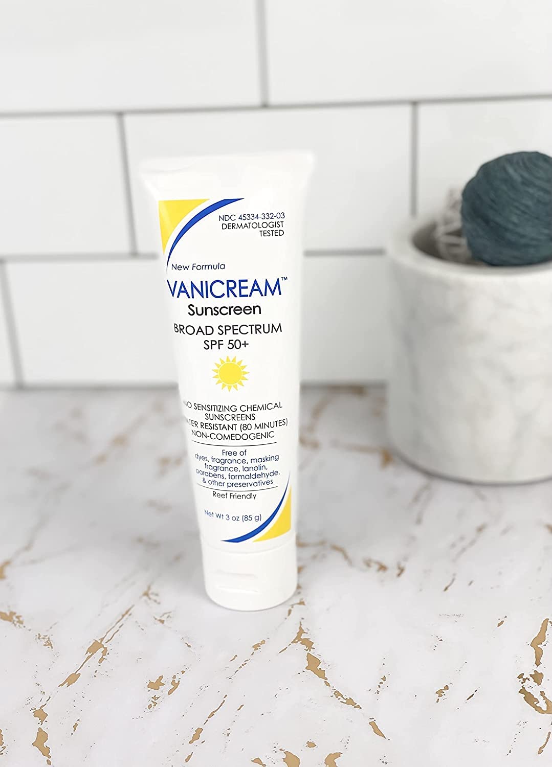 Vanicream, Sunscreen Broad Spectrum SPF 50+ 3 Ounce (Pack of 2)