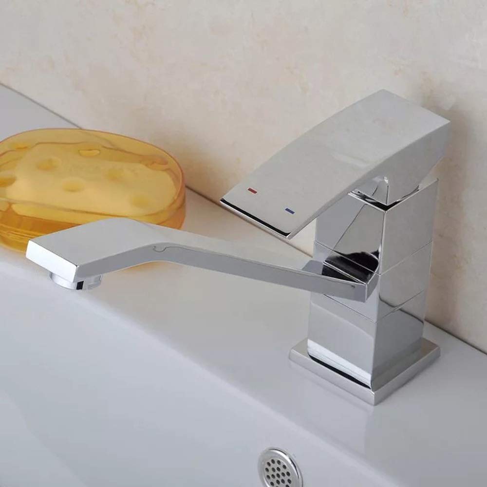 ShiSyan Y-LKUN Basin Faucet Water Faucet Plumbing Hardware Rotatable Single-Link Hot and Cold Water-Saving Wrench-Type Bathtub Faucet Bathroom Taps