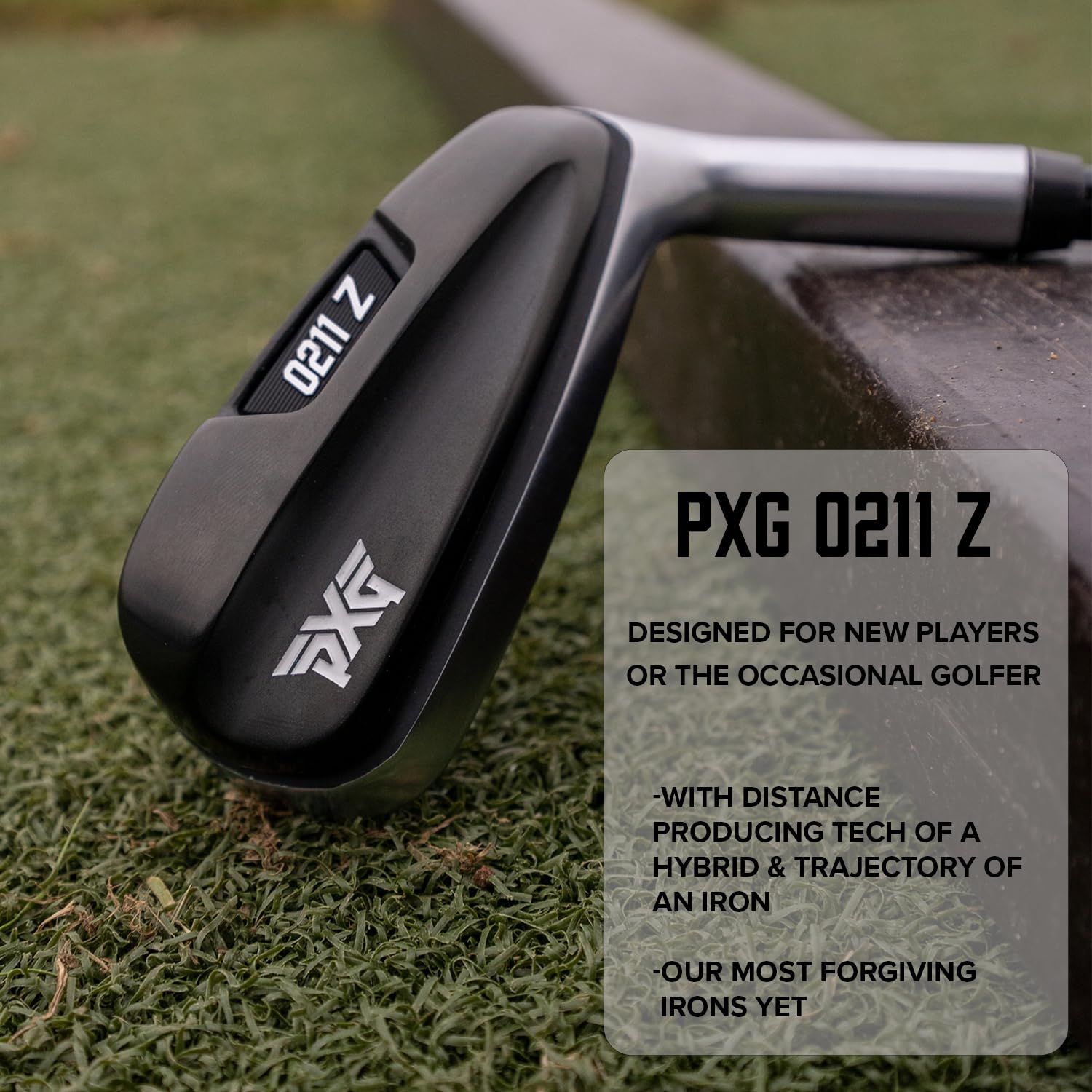 PXG 0211Z Golf Clubs - 7 Club Complete Golf Club Set with Irons, Driver, Fairway, Hybrid, and Putter with Graphite Shafts