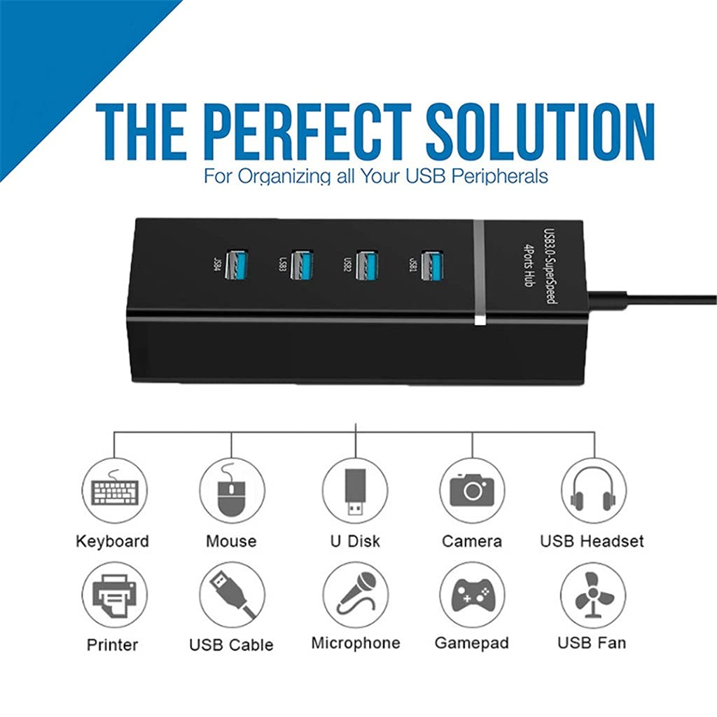 XXXDXDP USB 3.0 Hub High Speed Multi USB Splitter Expander for Computer PC Laptop Accessories USB 3.0 HUB Adapter