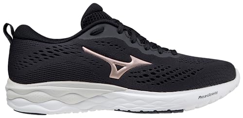 Mizuno Women's Wave Revolt 2 Training Shoe, Black-White, 9