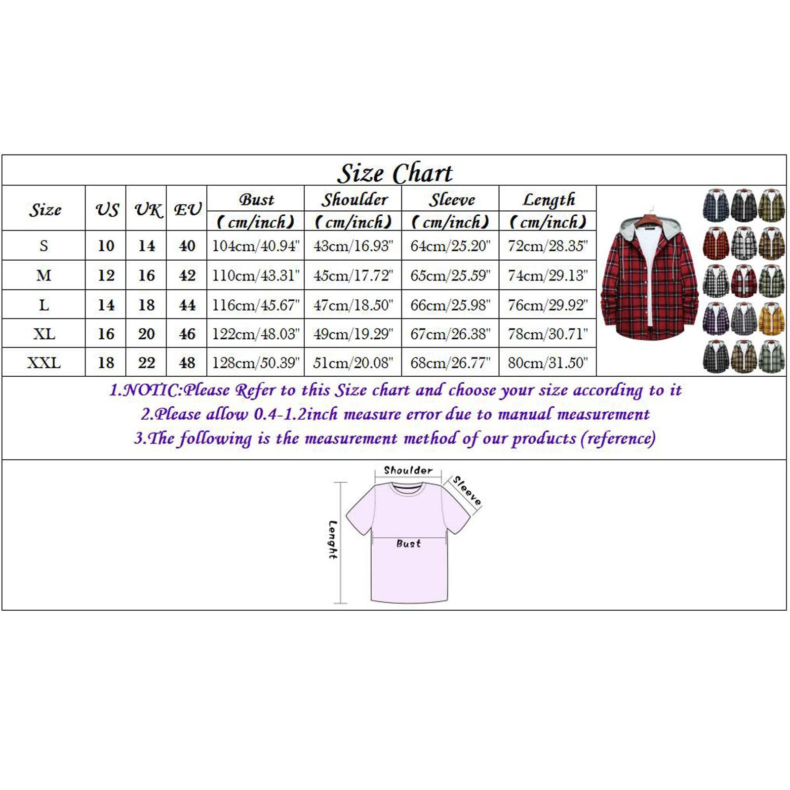 Short Vest for Men Men's Casual Plaid Flannel Jacket with Hood Button Down Long Sleeve Tee Tops Drawstring Lightweight Blouses(A- Purple,Medium)