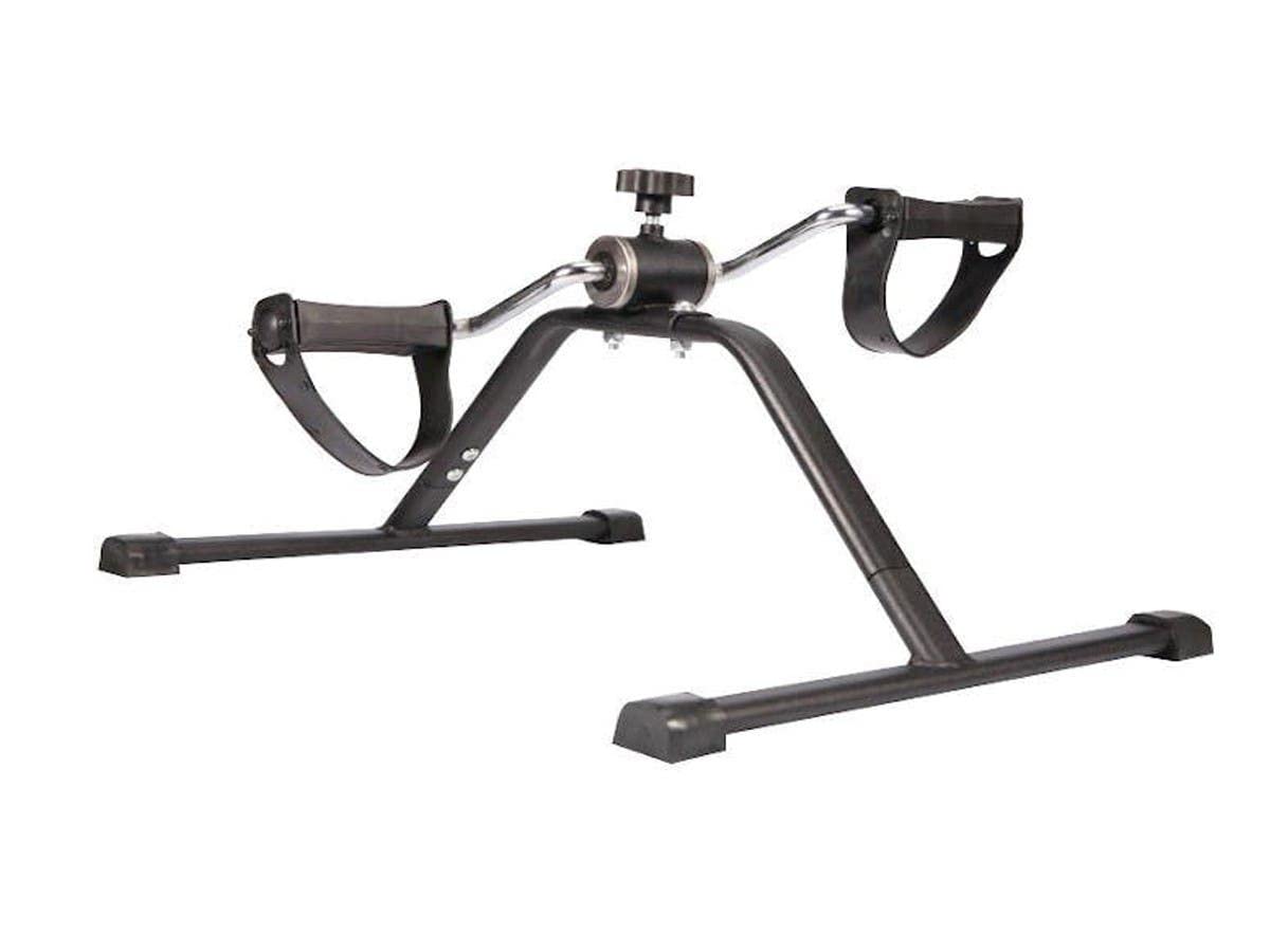 LiveUp Under Desk Mini Exercise Bike Equipment Pedal Exercise Machine for Arms Legs Physical Therapy - Black