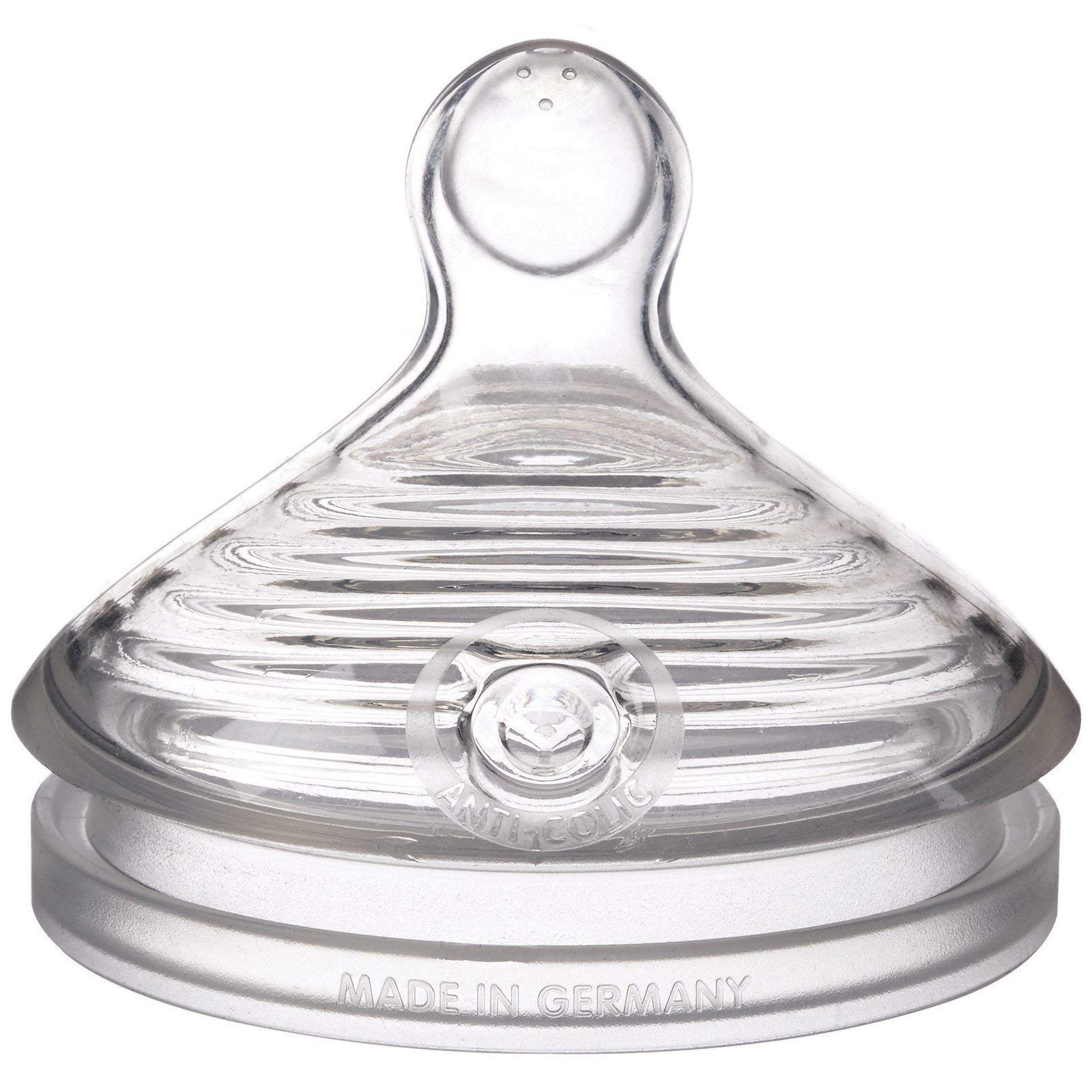 NUK Simply Natural Replacement Nipples, Slow Flow, 2pk