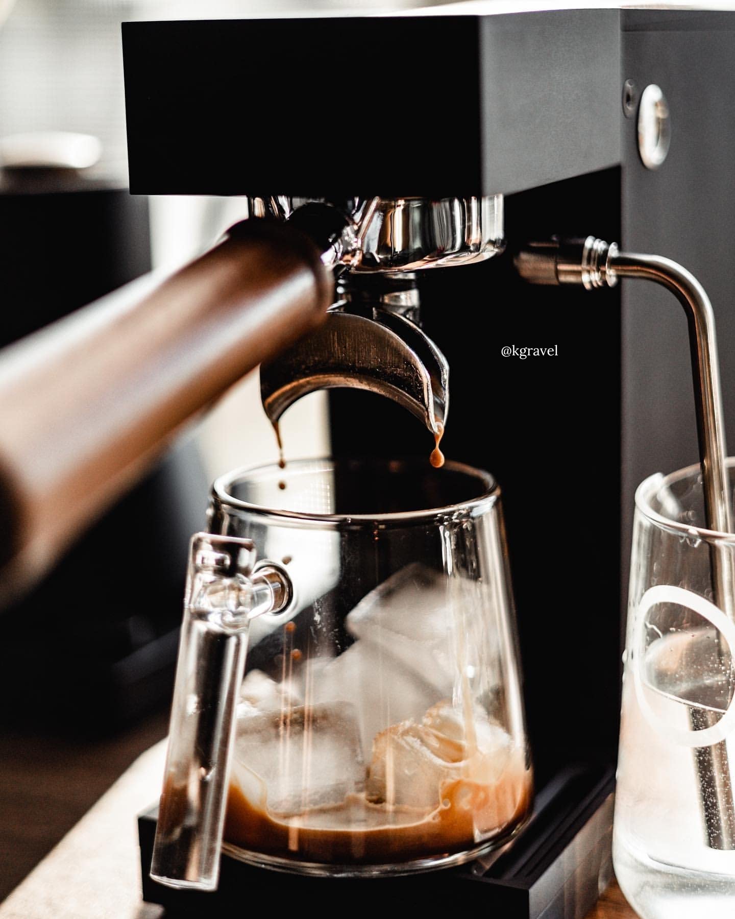 Pure Over Signature Borosilicate Glass Mug - Holds 14 oz - Includes Ceramic Coaster - Modern Design with Ergonomic Handle - Perfect for Hot & Iced Coffee, Latte, Cappuccino, Tea, Hot Chocolate