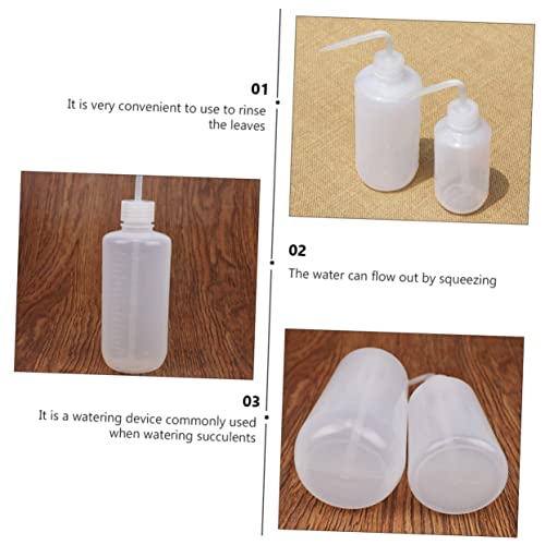 Yardwe 6 Pcs Watering Can Plastic Watering Can Water Spray Bottle for Plants Plastic Squirt Bottles for Liquids Squeeze Bottles for Liquids Water Squeeze Bottle Plastic Wash Scale Bottle