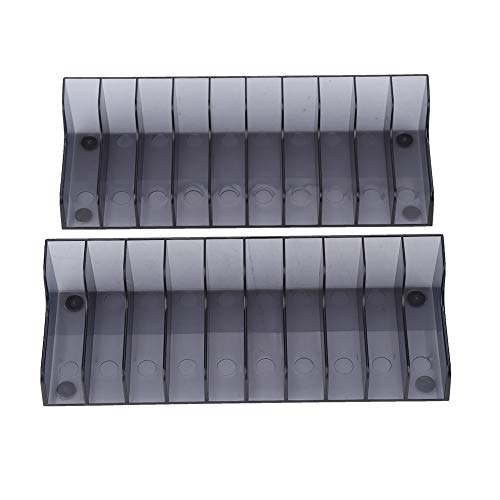 Ruiqas 2 Large Capacity Game Box Game Storage Stand Bracket for PS4/SLIM/PRO1 Portable Storage Rack Disk Stand Large Capacity Game Box Lightweight Game Portable Storage Rack Game Storage Mount dis