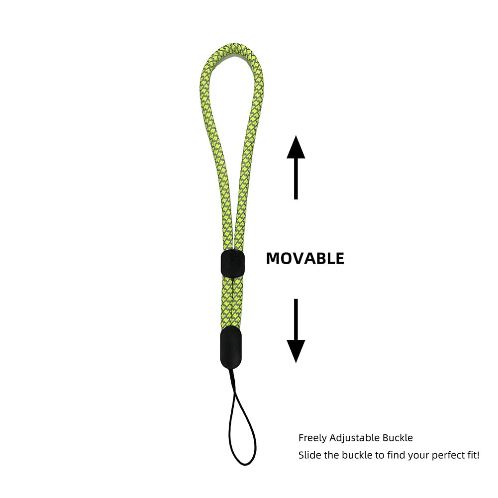 Sartkrin Wrist lanyard keychain sports adjustable hand strap Lanyards small lanyard for keys Flashlight Outdoor portable water cup USB Flash Drive Camera Cell Phone Key ID Card Badge holder 5 PACK
