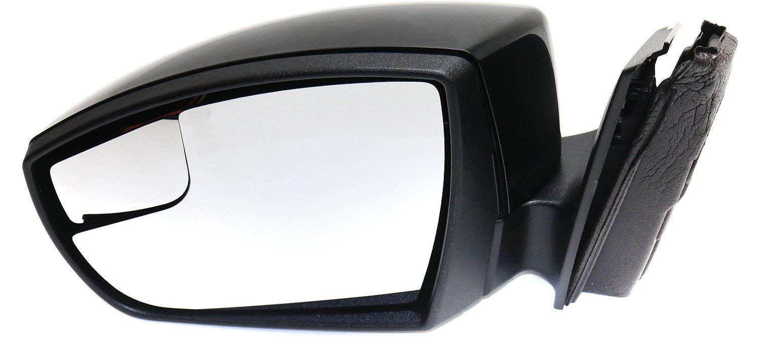 Kool Vue Driver Side Power Non-Heated Mirror for Ford Focus 2012-2014 With Signal Light & Spotter Glass; Without Puddle Lamp Paintable 4-Door, Hatchback