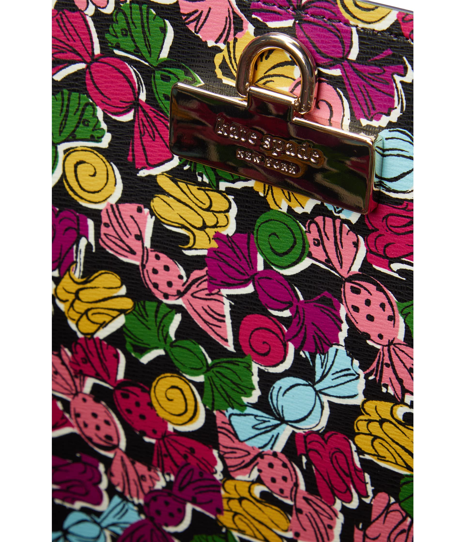 Kate Spade New York All Day Festive Candies Interior Pop Large Tote Plum Liqueur One Size