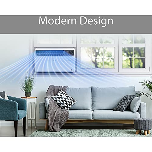 LG 14,000 BTU Dual Inverter Smart Window Unit Air Conditioner, Cools 800 Sq. Ft., Quiet Operation, Up to 25% More Energy Savings, ENERGY STARĀ®, works with LG ThinQ, Amazon Alexa and Hey Google, 115V