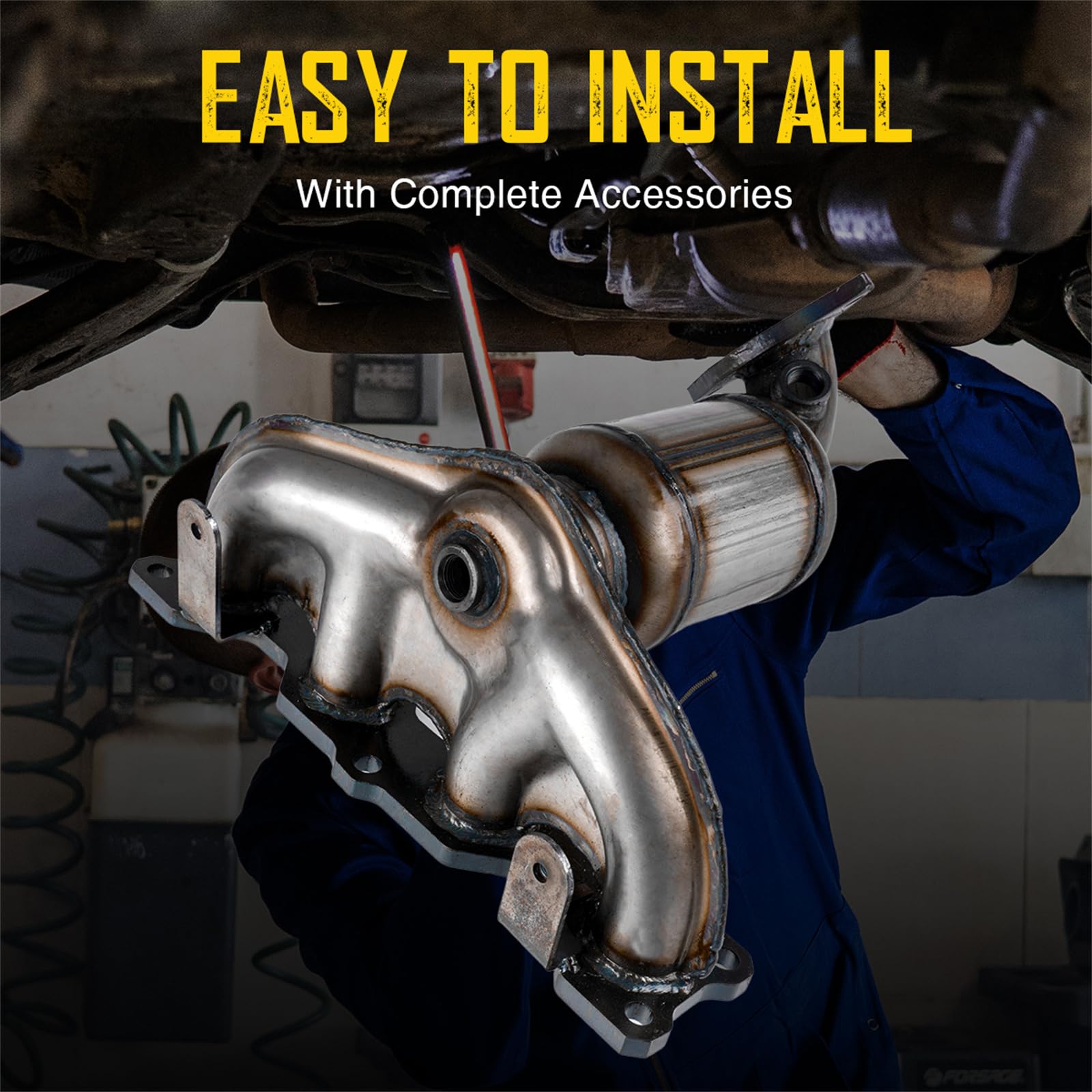 KAX Catalytic Converter Replacement for 2009-2015 OPTIMA 2.4L Replace 17454 Stainless Steeland Ceramic Material Catalytic Converter