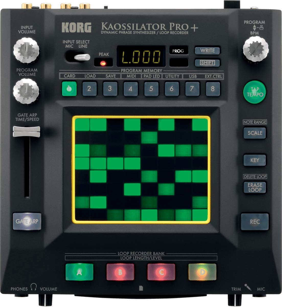 Korg Kaossilator Pro+ Dynamic Phrase Synthesizer and Loop Recorder