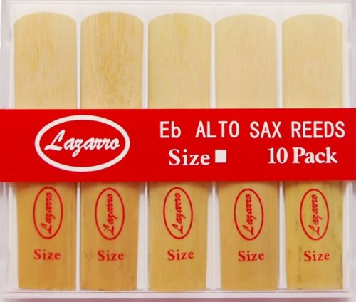 Lazarro® AR-L-1.5 Alto Saxophone Sax Reeds Size 1.5, Strength 1 1/2, Box of 10