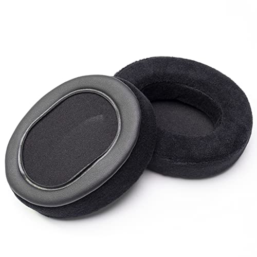 Voarmaks Super Large Ear Pads Extra Thick Foam Cushion Compatible with Skullcandy Crusher/Evo/Hesh 3 Headphone Comfortable Wearing Experience Cover Full Giant Ears Bass Booster (Velvet Ear Pads)