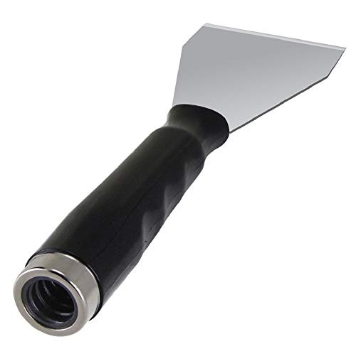 Warner Manufacturing Warner Tool 10736 3โ SS Blade Pole Scraper w/Threaded Handle, 3" Straight, Multicolor