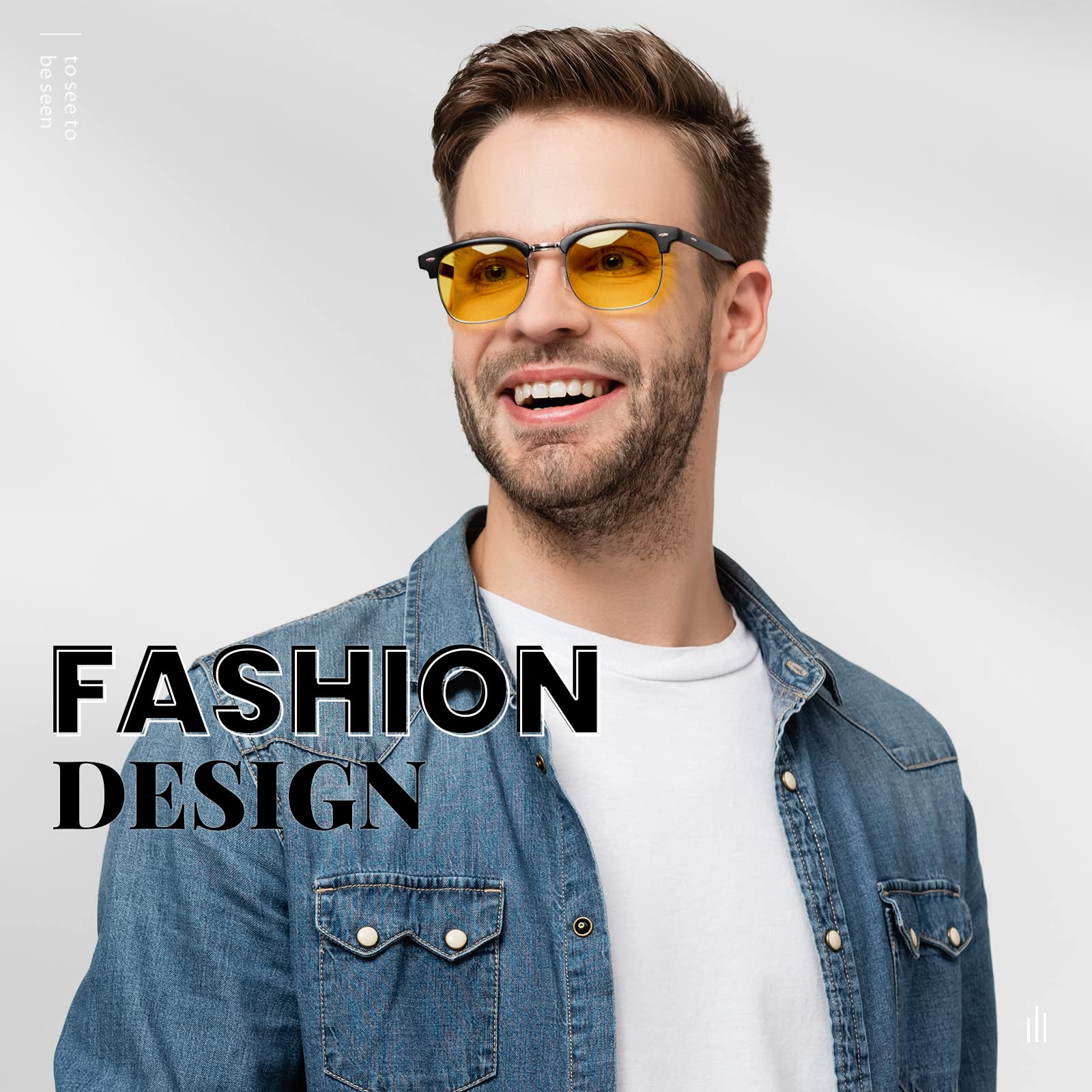 Livhò Blue Light Blocking Glasses, Computer Gaming Glasses, Anti Eye Strain/Filter Ray Lens, Sleep Better for Women Men (Matte Black)