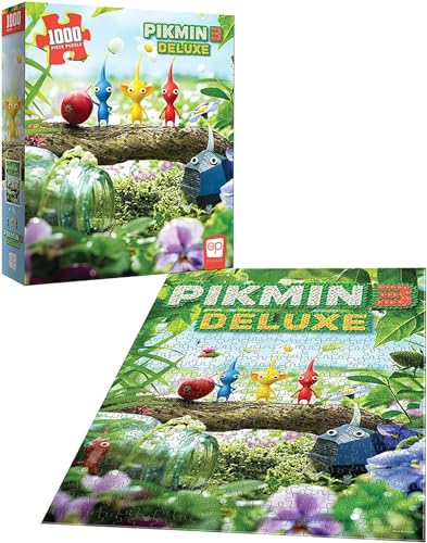 Pikmin 3 Deluxe 1000 Piece Jigsaw Puzzle | Collectible Puzzle Featuring Familiar Pikmin Characters from The Nintendo Switch Game | Officially Licensed Nintendo Merchandise