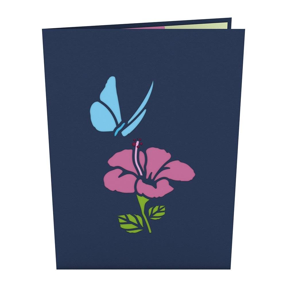 Lovepop Blue Morpho Butterfly Pop-Up Greeting Card