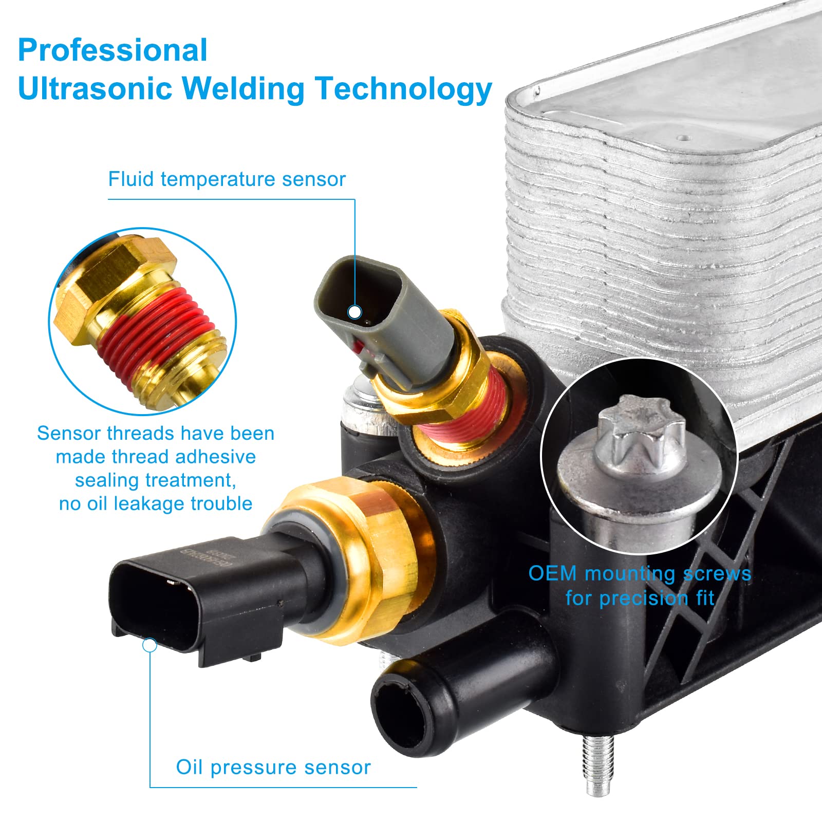 Nifeida Engine Oil Cooler Filter Housing Adapter