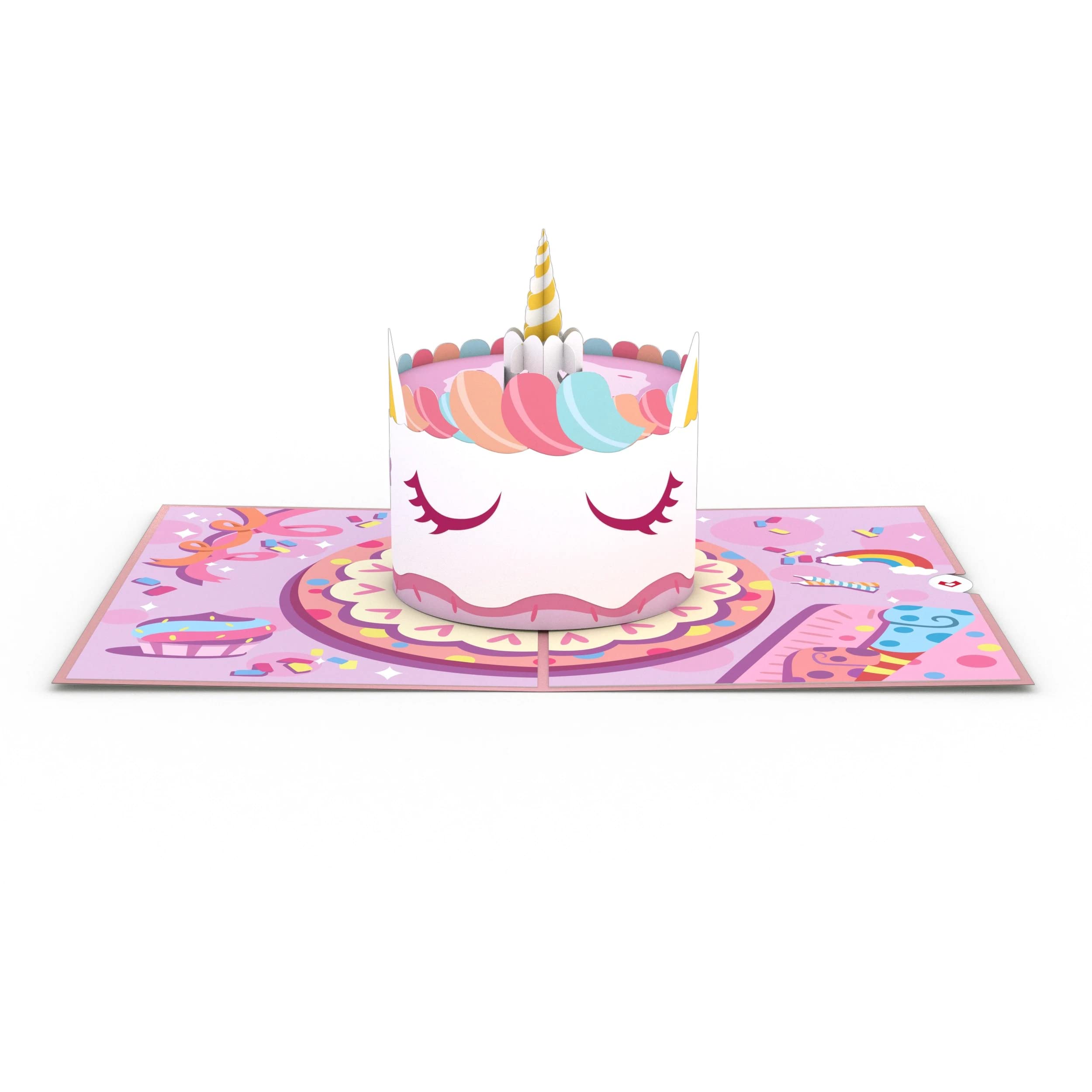 Lovepop Unicorn Cake Pop-Up Card
