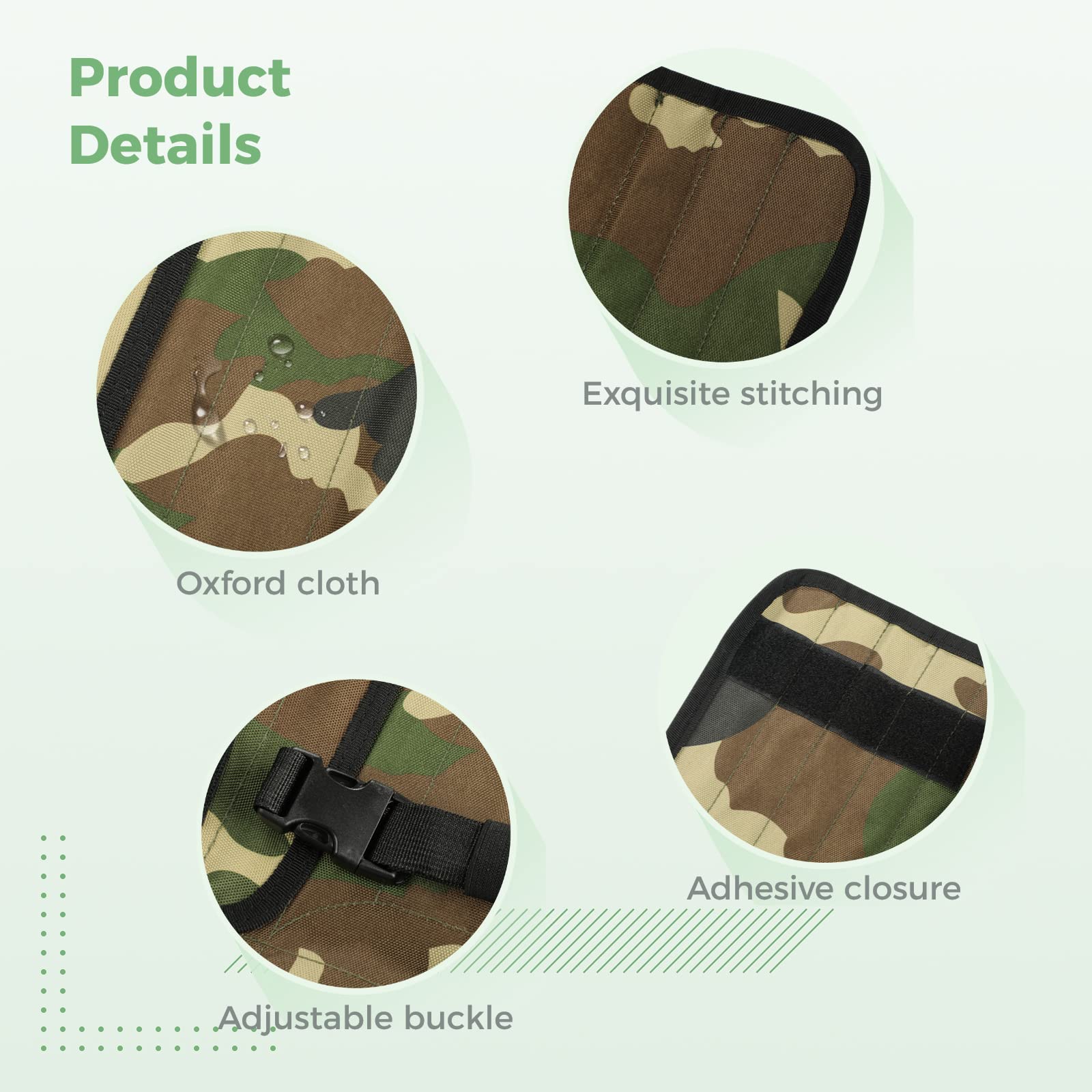 OMISTAR Snake Gaiters, Snake Bite Protection for Lower Legs, 1 Pair Waterproof Snake Guards, One Size Fits Men & Women, Adjustable Snake-Proof Gaiters for Mowing, Hiking, Climbing, Camping