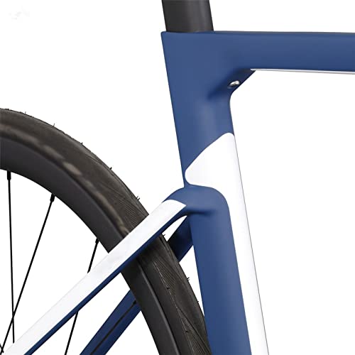 QYTECzxc Mens Bicycle Full Carbon Road Bike Flat Mount Disc Brake Bike Wheelset Max Tire 28mm with Axle (Size : Medium)