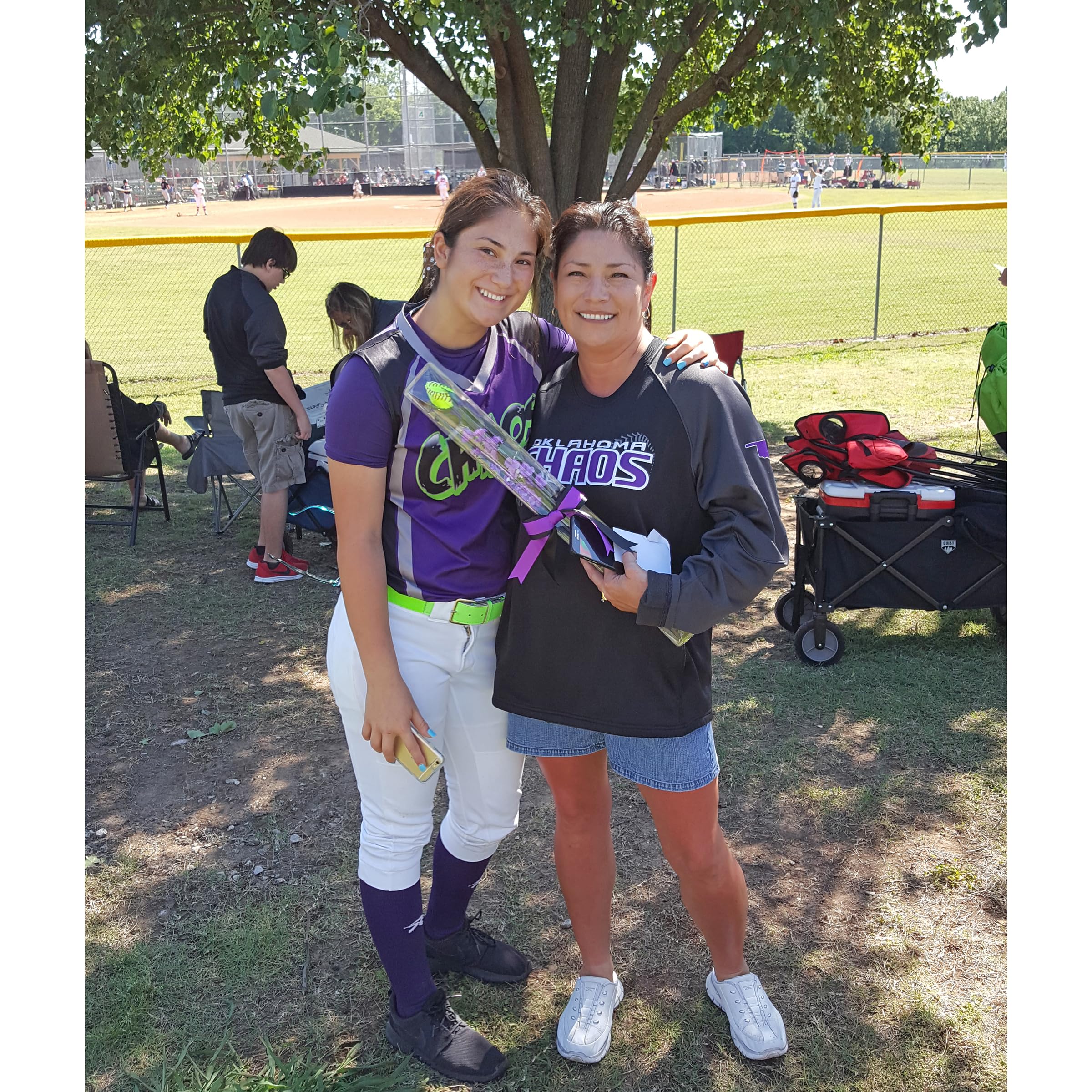 Softball Rose with Graduation Year - Handmade with Authentic Premium Softball Covers - Original Sports Roses Design
