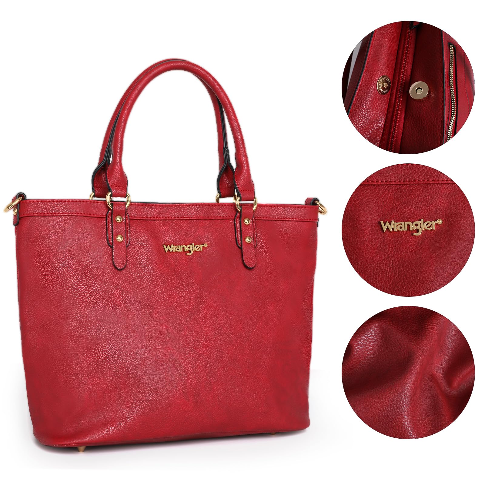 Montana West Tote Bag for Women Zipper Large Tote Purse Adjustable Strap Work Top Satchel Handbag Shoulder Hobo