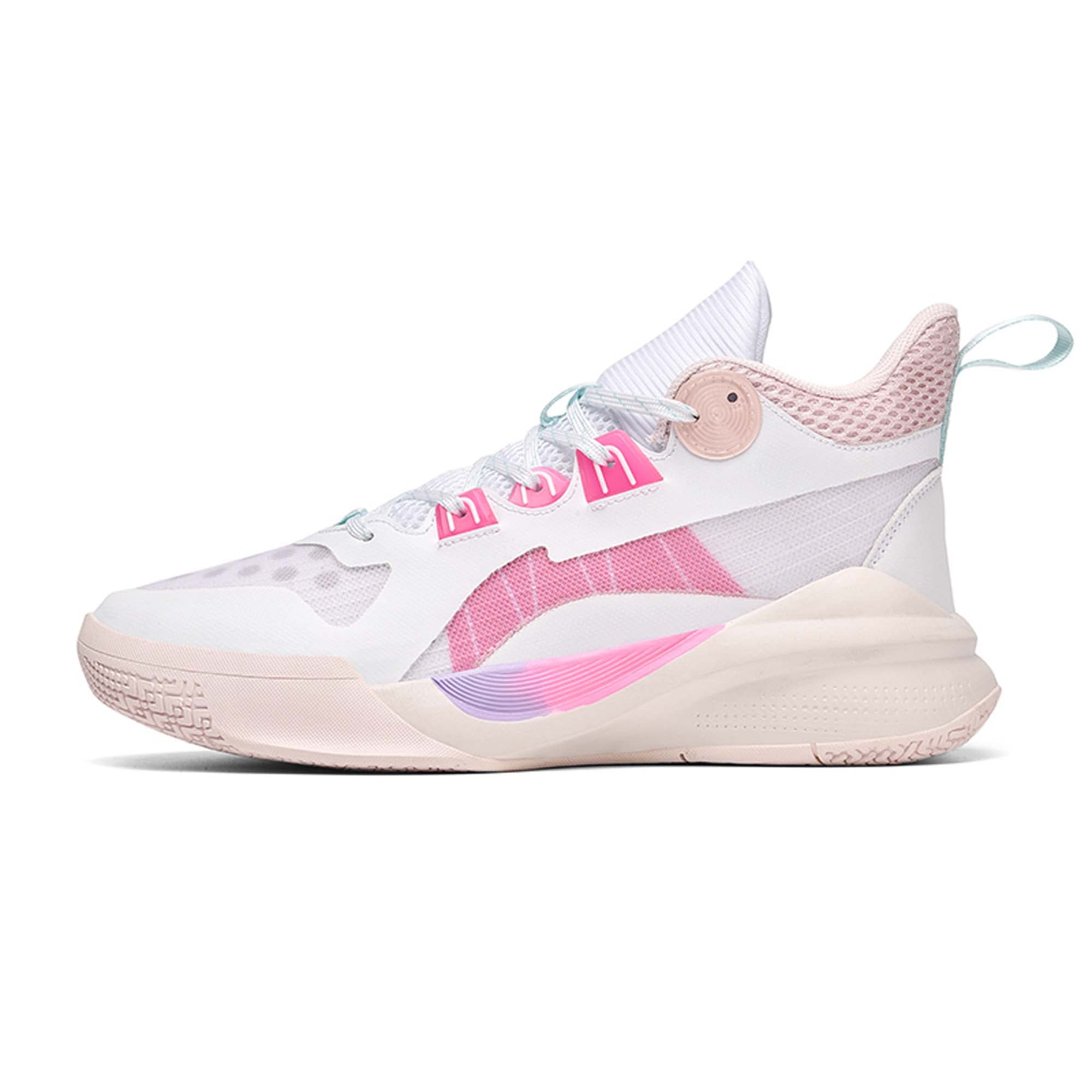 Neutral Basketball Shoes Breathable mesh Men's Shoes Women's Shoes Super Light Tennis Shoes Combat Shoes Actual Combat Shoes Outdoor Shoes Pink