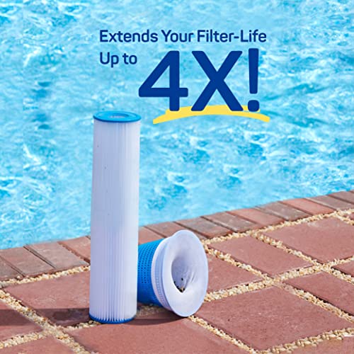 Pool Skimmer Socks [20 Pack] Pool Socks for Skimmer Baskets, Quality Net/Mesh Protects Swimming Pool Filter Systems from debris/leaves. Pool Socks Skimmer for In-Ground and Above-Ground Pools.