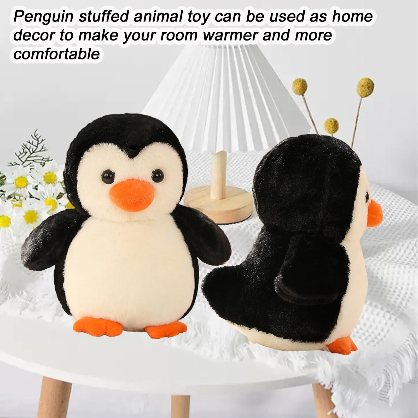 XiRiDa 8.7" Penguin Stuffed Animal Plush Pillow Penguin Plushie Toys Gifts for Kids