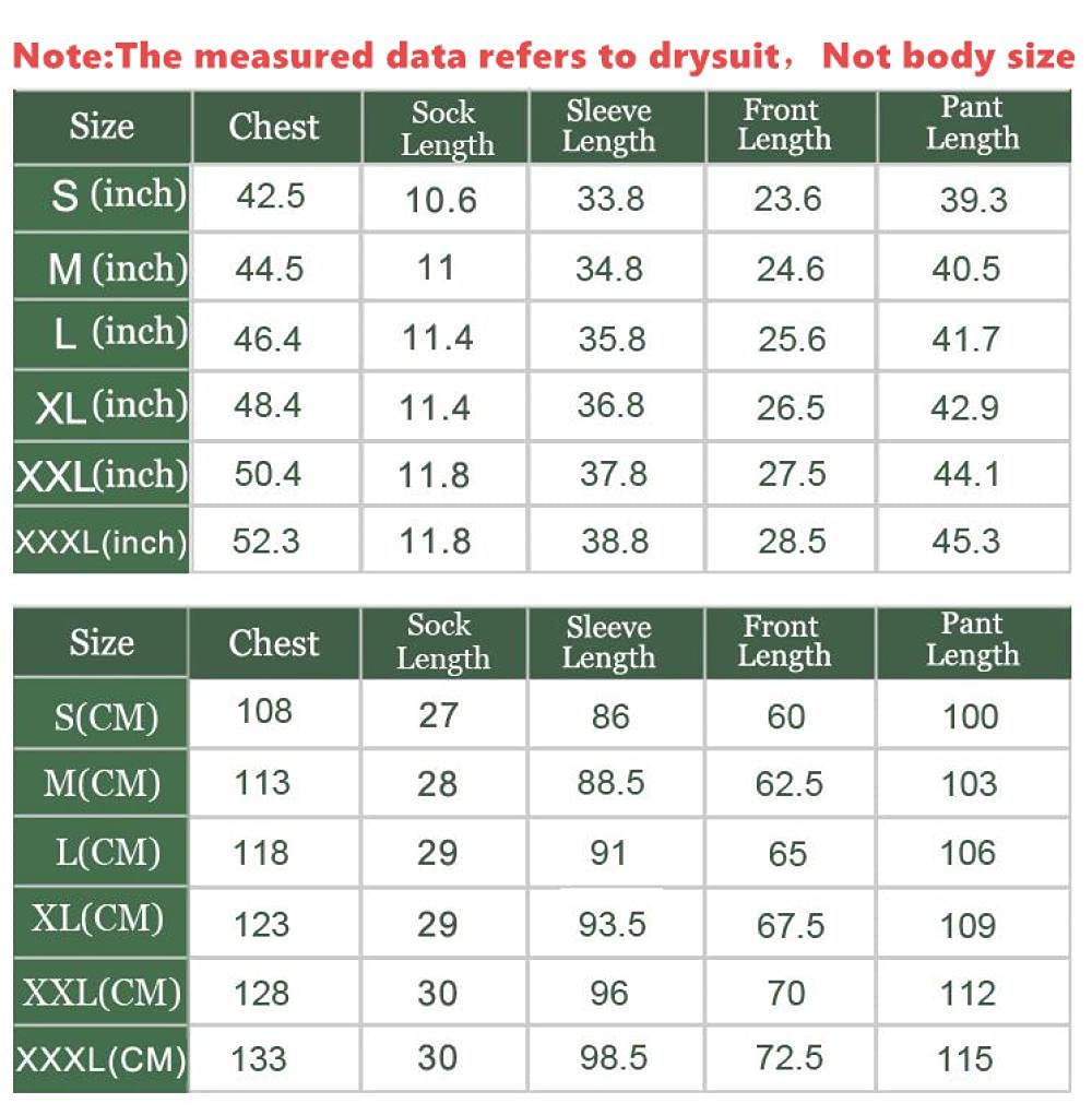 Mookta Drysuits Waterproof and Breathable Men's Kayak Dry Suit