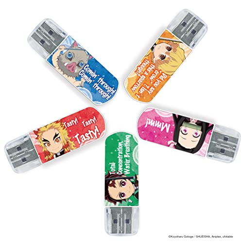 Verbatim Officially Licensed Limited Edition 16GB Demon Slayer: Kimetsu no Yaiba Thumb Drive - Nezuko Kamado - Anime Design USB 2.0 Flash Drive