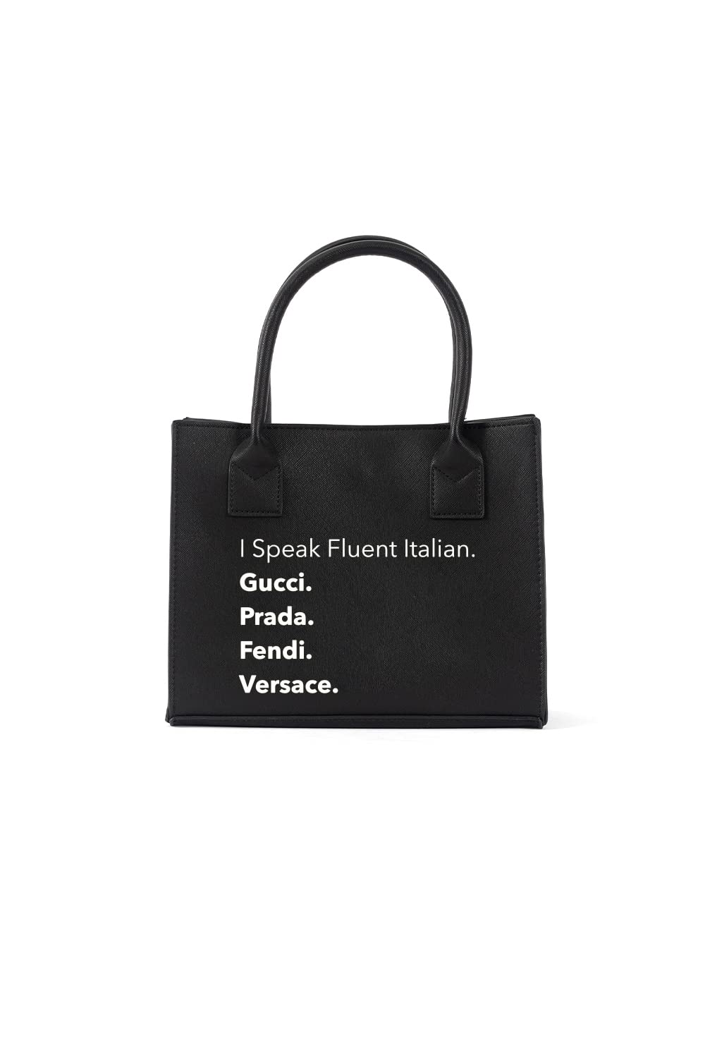 MINI MODERN TOTE - Fluent Italian (Black)