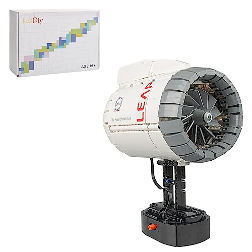 LDesign Engine Motor for CFM LEAP Engine Building Kit Engine Model Building Toy Set 1659PCS Compatible with Lego Technic Cars MOC-133571