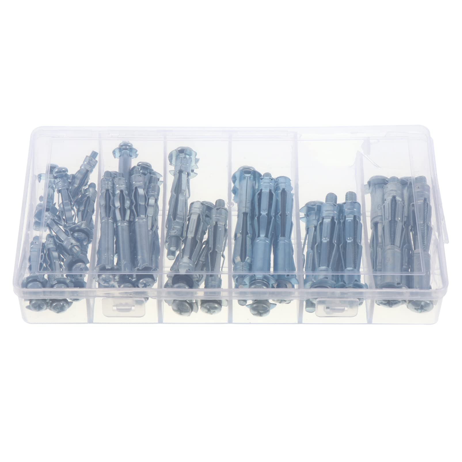 VILLCASE 42 Pcs 1 Expansion Bolt Professional Anchor Bolts Useful Fixing Anchors Multipurpose Fixing Bolts Anchor Screws Wall Connectors Ground Screw Durable Nut Sleeves Major Galvanized
