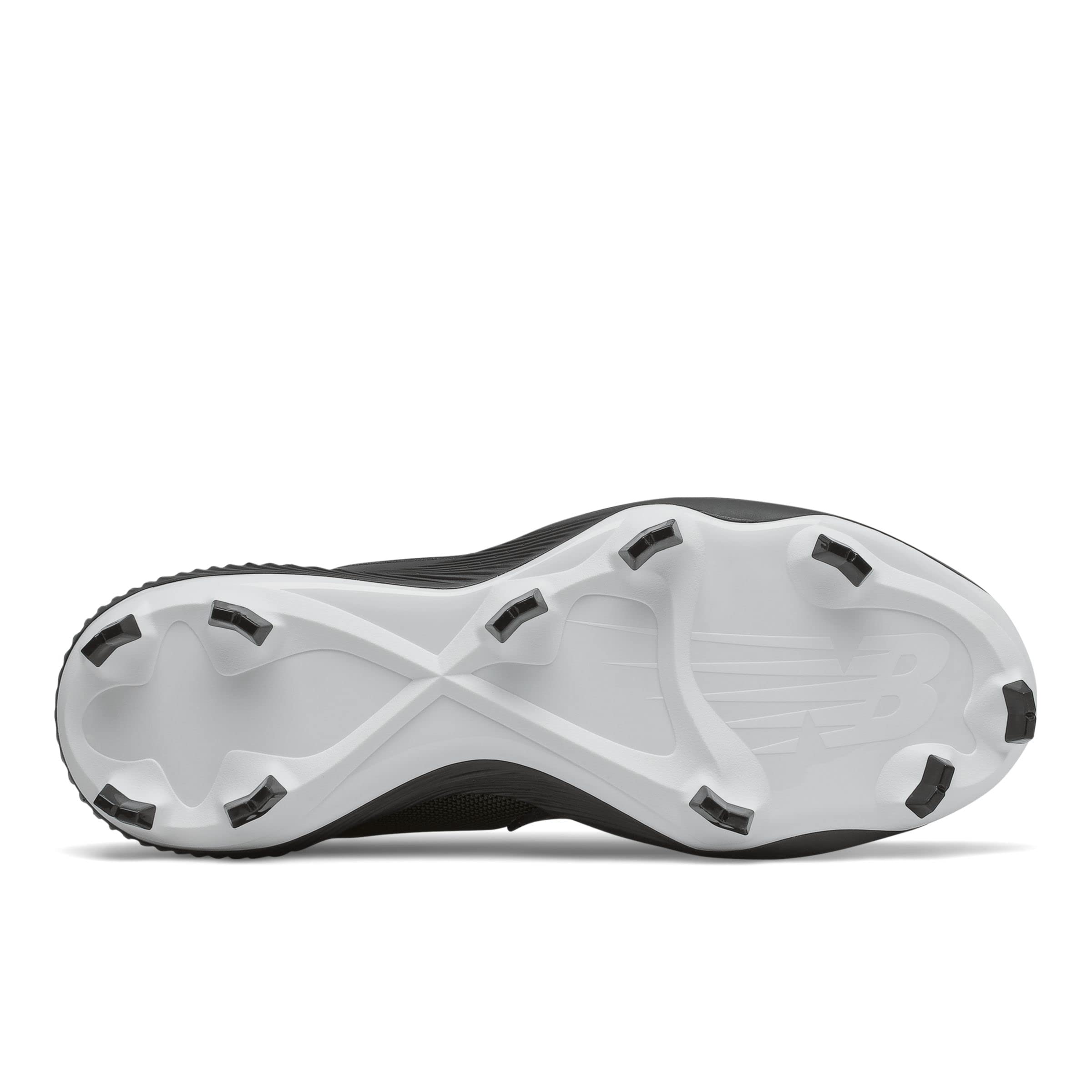 New Balance Men's FuelCell 4040 V6 Molded Baseball Shoe, Black/White, 11